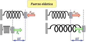Force élastique (ou force de rappel)