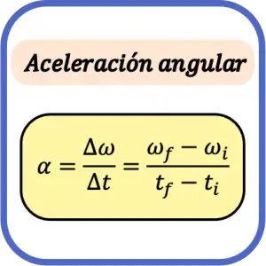 Accélération angulaire